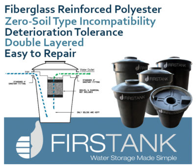 FRP (Fiberglass Reinforced Polyester) Septic Tanks - Firstank